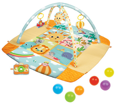 Winfun Travel Fun Deluxe Gym Lay & Play Tummy Time Playmat - Suitable ...