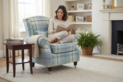 Wing Chair Original Fireside High Back Armchair P And S Balmoral Duck ...