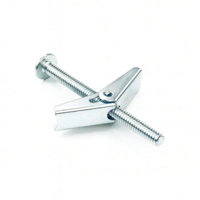 Wing Toggle Fixings M5 x 50mm with Machine Screws Plasterboard Hollow ...