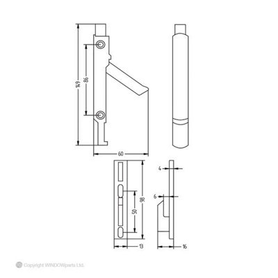 Winkhaus Window Restrictor - Non-Locking - White - 103995 | DIY at B&Q