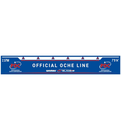 WINMAU - PDC Oche Line - High Visibility Throw Line Marker - Sticks To ...