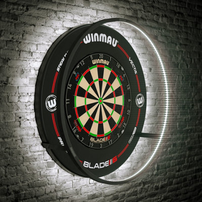 WINMAU Plasma Dartboard Light - Black 360 Dart Board Light ...