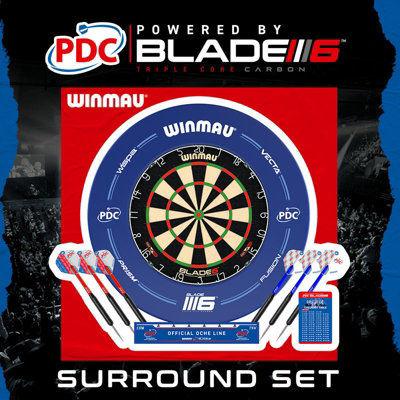 Winmau Professional PDC Dart Set includes Blade 6 Dartboard, PDC ...