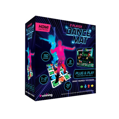 Winning 2 Player Dance Mat - 110 Tracks & 9 Games