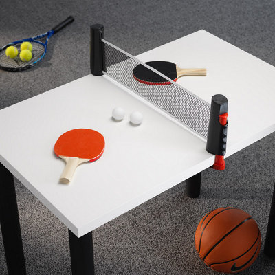 Winning Instant Table Tennis Set with Net and Paddles