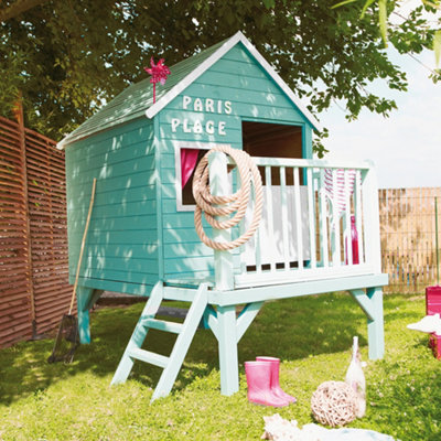 Winny Platform Playhouse with Veranda 6 x 5