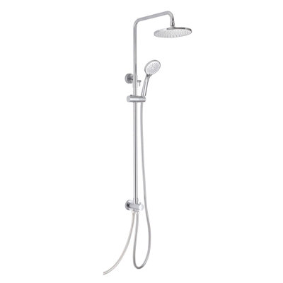 Winstead Modern Chrome Exposed Bath Shower Mixer Handless Slider Rail 3 ...