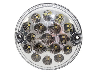 WIPAC LED NAS Front Side Light Clear Round Indicator Flasher Lamp Fits ...