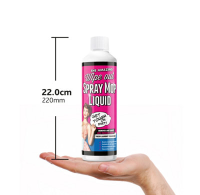 Wipeout - Spray Mop Liquid Detergent Refill Solution - Ready To Use ...
