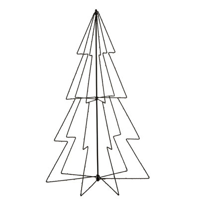 Wire Framed Light Up Christmas Tree