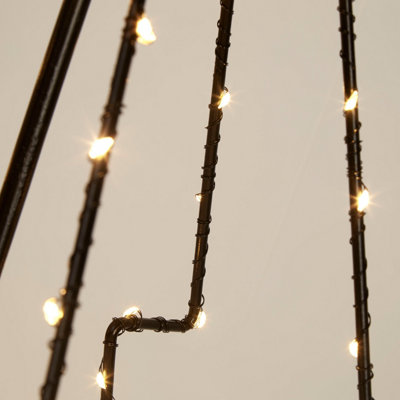 Wire Framed Light Up Christmas Tree