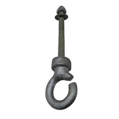 Wire Mesh Fencing Fixing Hooks (Galvanised End Post Single 3/8" 10MM 4")