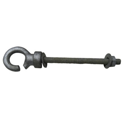 Wire Mesh Fencing Fixing Hooks (Galvanised End Post Single 3/8" 10MM 4")