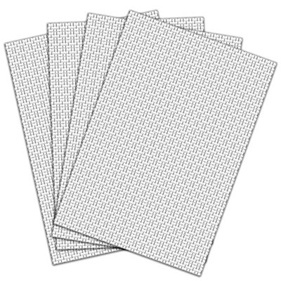 Wire Mesh Sheet 4 Pcs, Never Rust 304 Stainless Steel Fine Metal Rodent ...