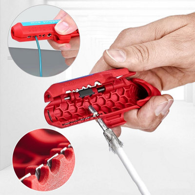 Wire stripper curved handle multi-function cable stripping tool ...