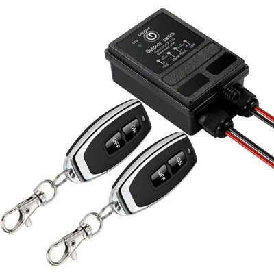 Wireless Remote Switch Dc 12V/24V/48V/72V 40A Relay 328 Feet Radius Rf ...
