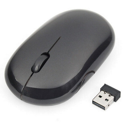 Wireless USB Black Soap Mouse Computer Peripheral