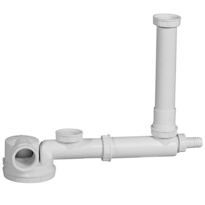 Wirquin Espace 1.5 or 2 Bowl Kitchen Sink Waste Pipe Kit Space Saving