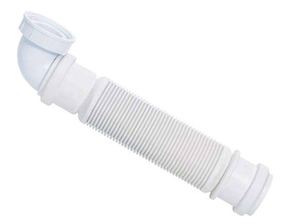 Wirquin Long Space Saving Flexible Waterless Membrane Drain Waste Trap ...