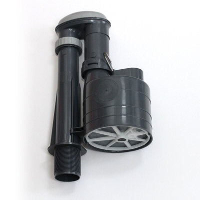 Wirquin Metro Rapid 3 Part Round Lever Flush Syphon 7.5 inch, Grey ...