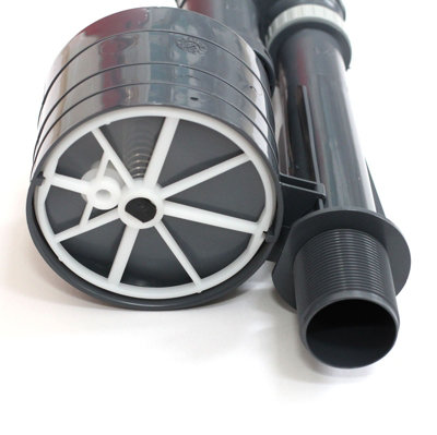 Wirquin Metro Rapid 3 Part Round Lever Flush Syphon 7.5 inch, Grey ...