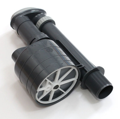 Wirquin Metro Rapid 3 Part Round Lever Flush Syphon 7.5 inch, Grey ...