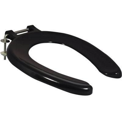 Wirquin SCJ53BL CRESCENT JUNIOR Seat only with stainless steel hinge ...