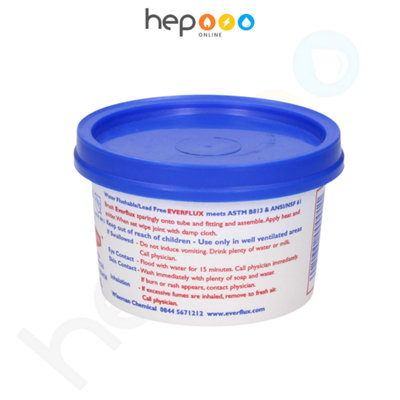 Wisemans Everflux Soldering Flux Paste Water Soluble 250ml Tub WRAS ...
