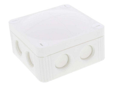 WISKA ADAPTABLE JUNCTION BOX ENCLOSURE WHITE 308/5 85MM X 85MM X 51MM