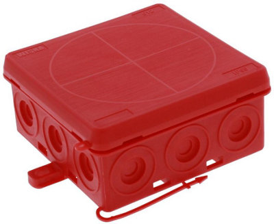 WISKA - KA 012 Red Junction Box Enclosure | DIY at B&Q