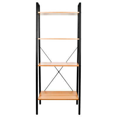Wistows 4 Tier Ladder Shelves - Light Oak Finish