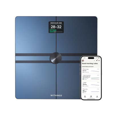 Withings Body Comp - Scale for Weight and Complete Analysis, Wi-Fi ...