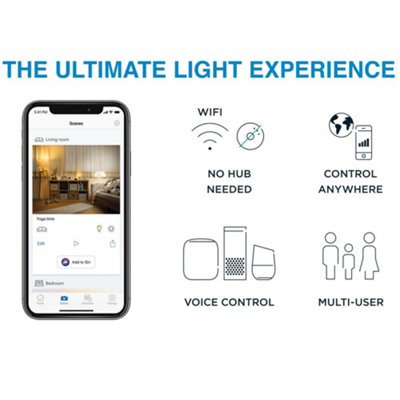 WiZ GU10 LED Smart Dimmable 350 Lumen Lightbulb