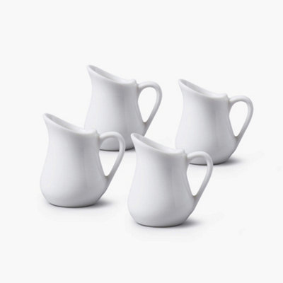 WM Bartleet & Sons Porcelain Mini Traditional Milk Jugs 25ml, Set of 4 ...