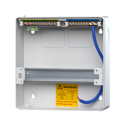 WME10 10 Way IP40 Metal Enclosure Unit