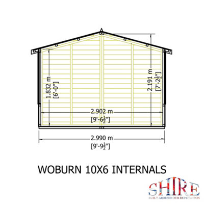 Woburn 10x9 Shiplap Rooms for the Garden