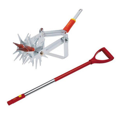 Wolf Garten Aluminium D Handle 85cm ZMAD Multi Change & DAS Soil Miller ...
