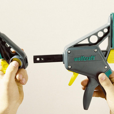 wolfcraft EHZ PRO One-Hand Clamp 100/300 mm - The professional one-hand ...
