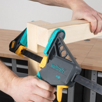 wolfcraft EHZ PRO One-Hand Clamp 100/300 mm - The professional one-hand ...