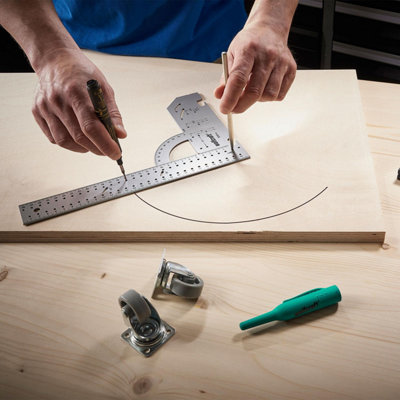 WOLFCRAFT MEASURING AND DOWELLING PROJECT SET WITH DRILL GUIDE AND ...