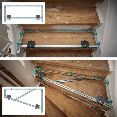 wolfcraft Stair Gauge for Measuring Steps & Precise Gauging Set of 39 ...