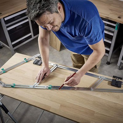 wolfcraft Stair Gauge for Measuring Steps & Precise Gauging Set of 39 ...