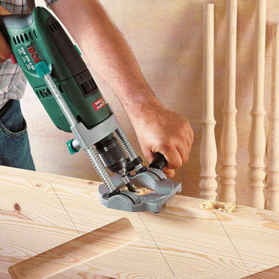 Wolfcraft Tecmobil Mobile Drill Stand for Safe, Dust Free Mobile Drilling