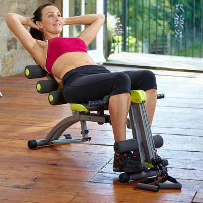 Wonder Core 2 6-in-1 Ab Sculpting System Folding Home Gym with Twisting ...
