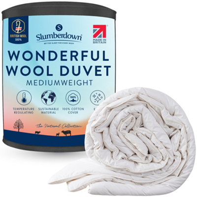 Wonderful Wool Mediumweight Duvet - Ideal for All-Year Comfort