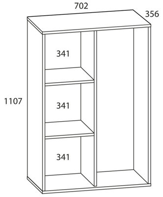 Wood broom cabinet cleaning cabinet Lona L