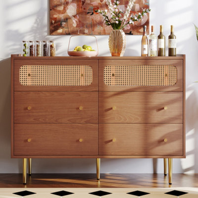 Wood Effect Bedroom Chest of Drawers Sideboard Cabinet, Console Table ...
