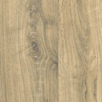 Wood Effect Beige Brown Anti-Slip Contract Commercial Heavy-Duty Vinyl ...