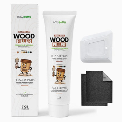 Wood Filler - Wood Putty for Furnitures, Wooden Cabinets, Floors, Doors ...