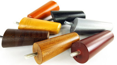 Shop Wood Furniture Feet 120mm High Silver Replacement Furniture Legs ...